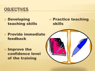 power point presentation on the topic "MICRO TEACHING" | PPT