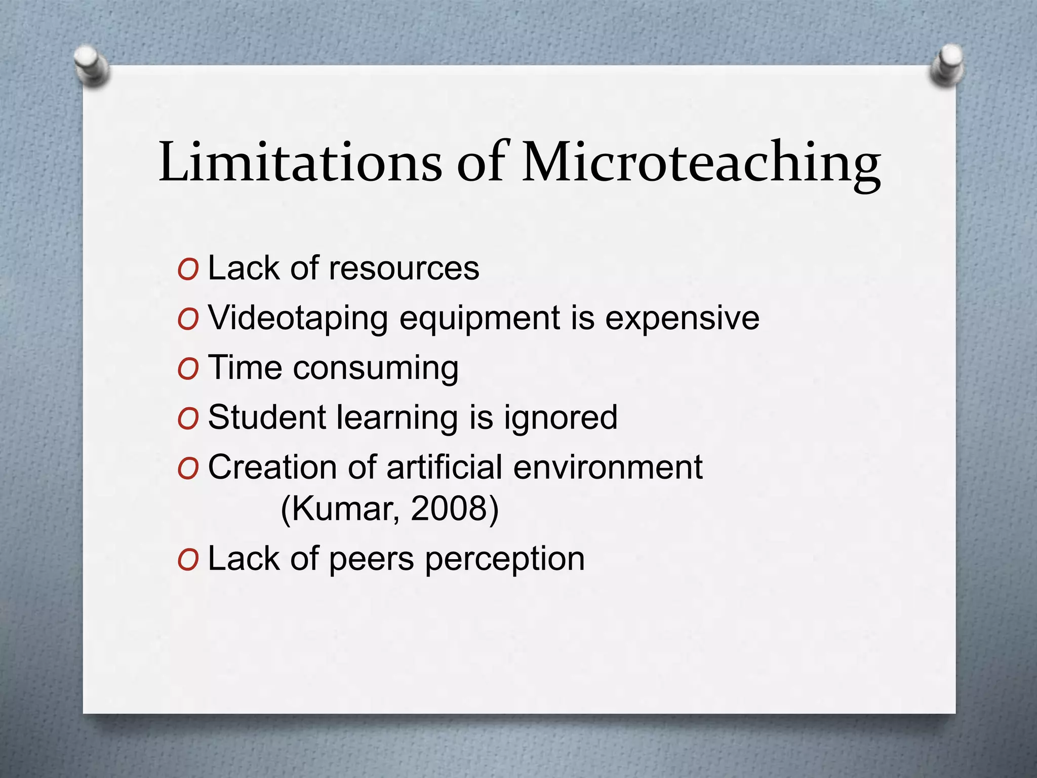 Microteaching | PPT