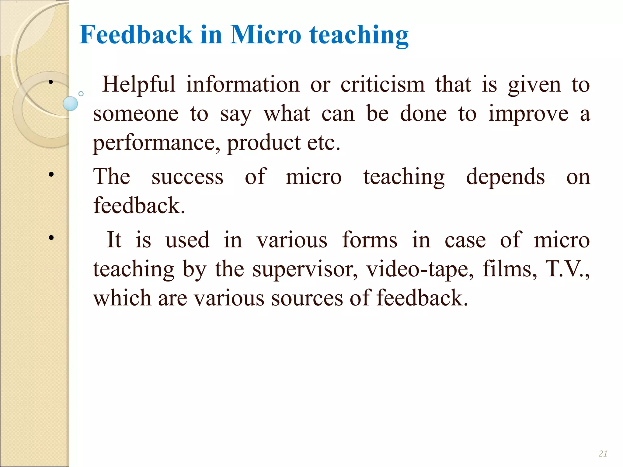 Microteaching | PPT