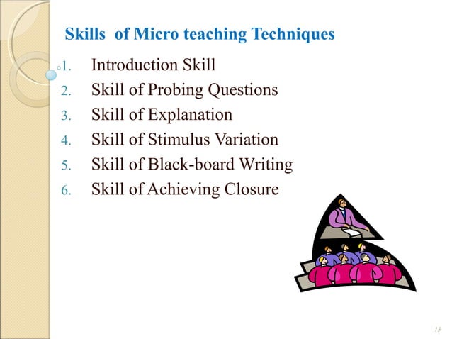 Microteaching | PPT | Homework and Study | Education