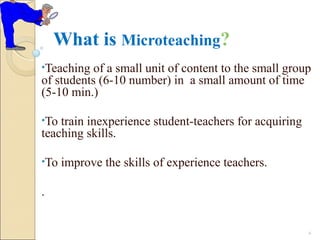 Microteaching | PPT