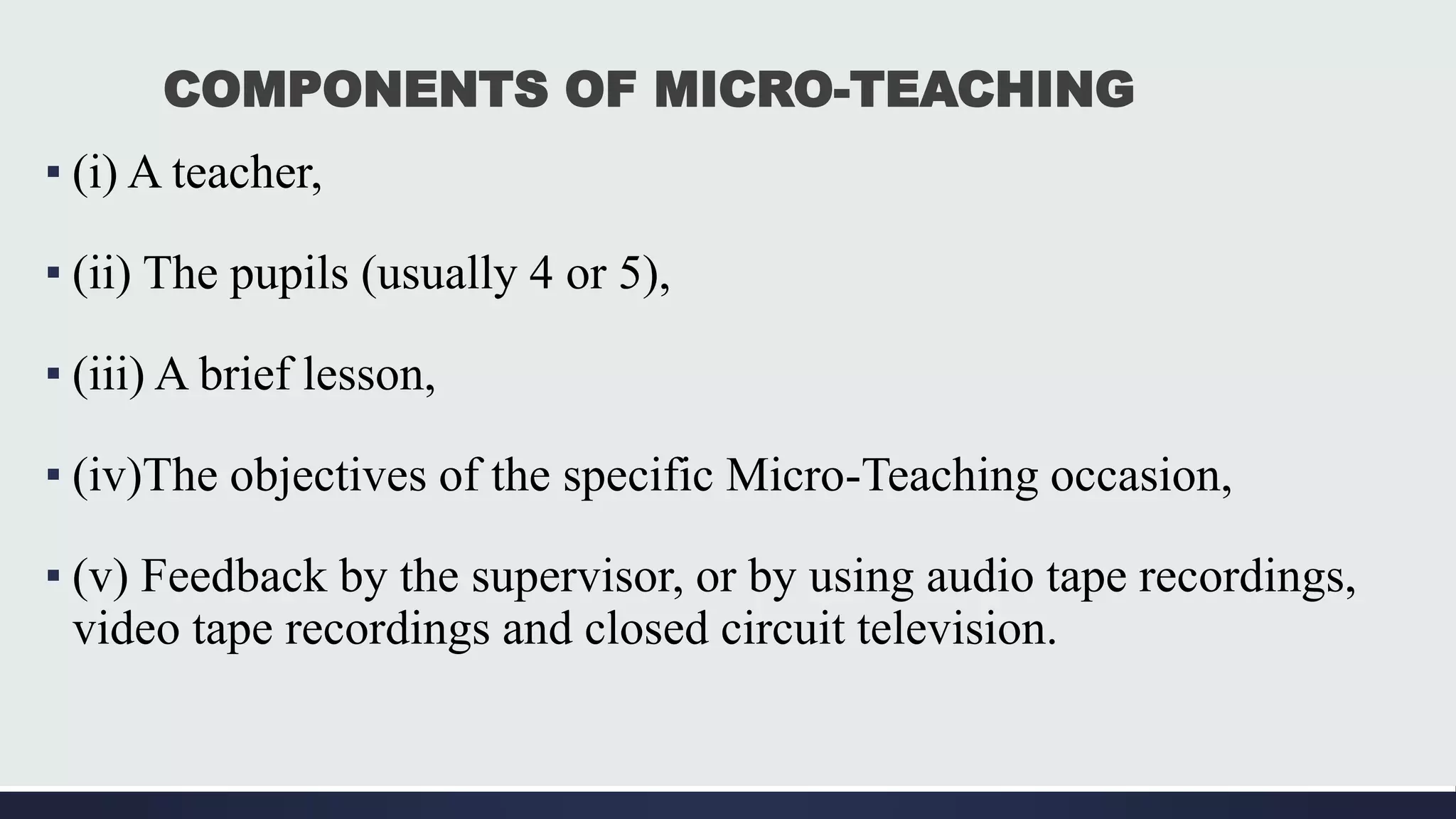 Microteaching | PPTX