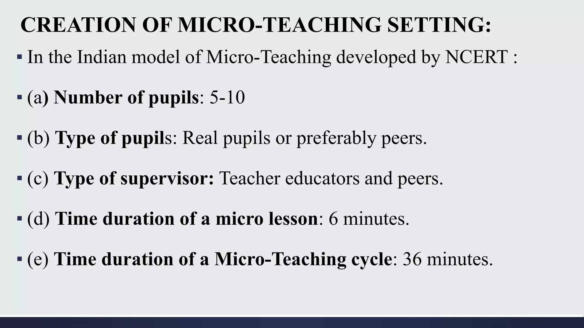 Microteaching | PPTX