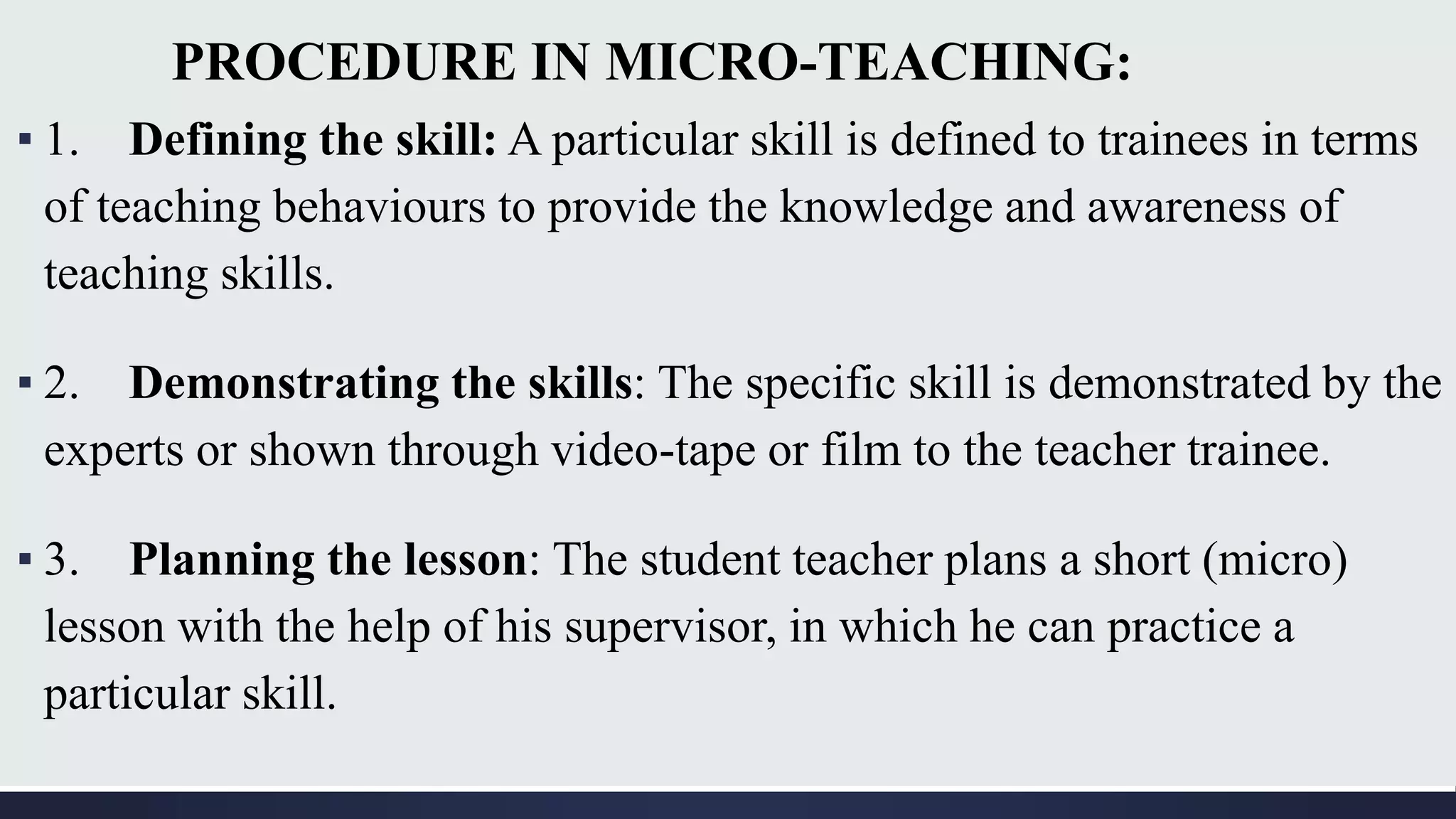 Microteaching | PPTX