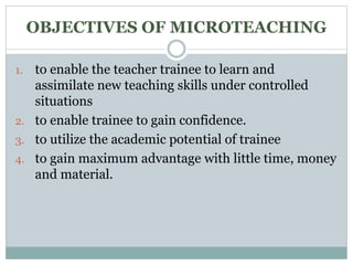 Micro teaching | PPTX