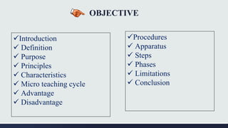 Micro teaching | PPTX | Video Production | Content Production