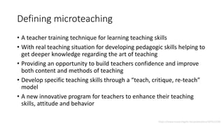 What is micro teaching? | PPT
