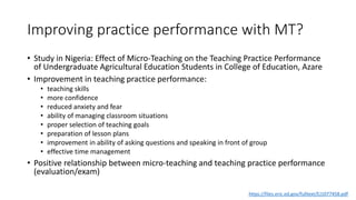 What is micro teaching? | PPTX