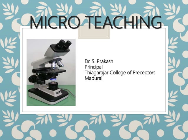 Microteaching | PDF