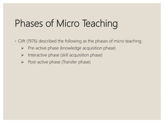 Microteaching | PDF