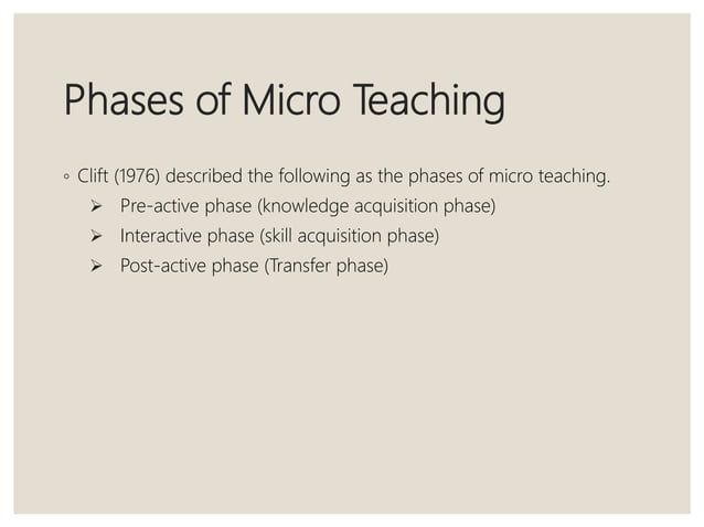 Microteaching | PDF