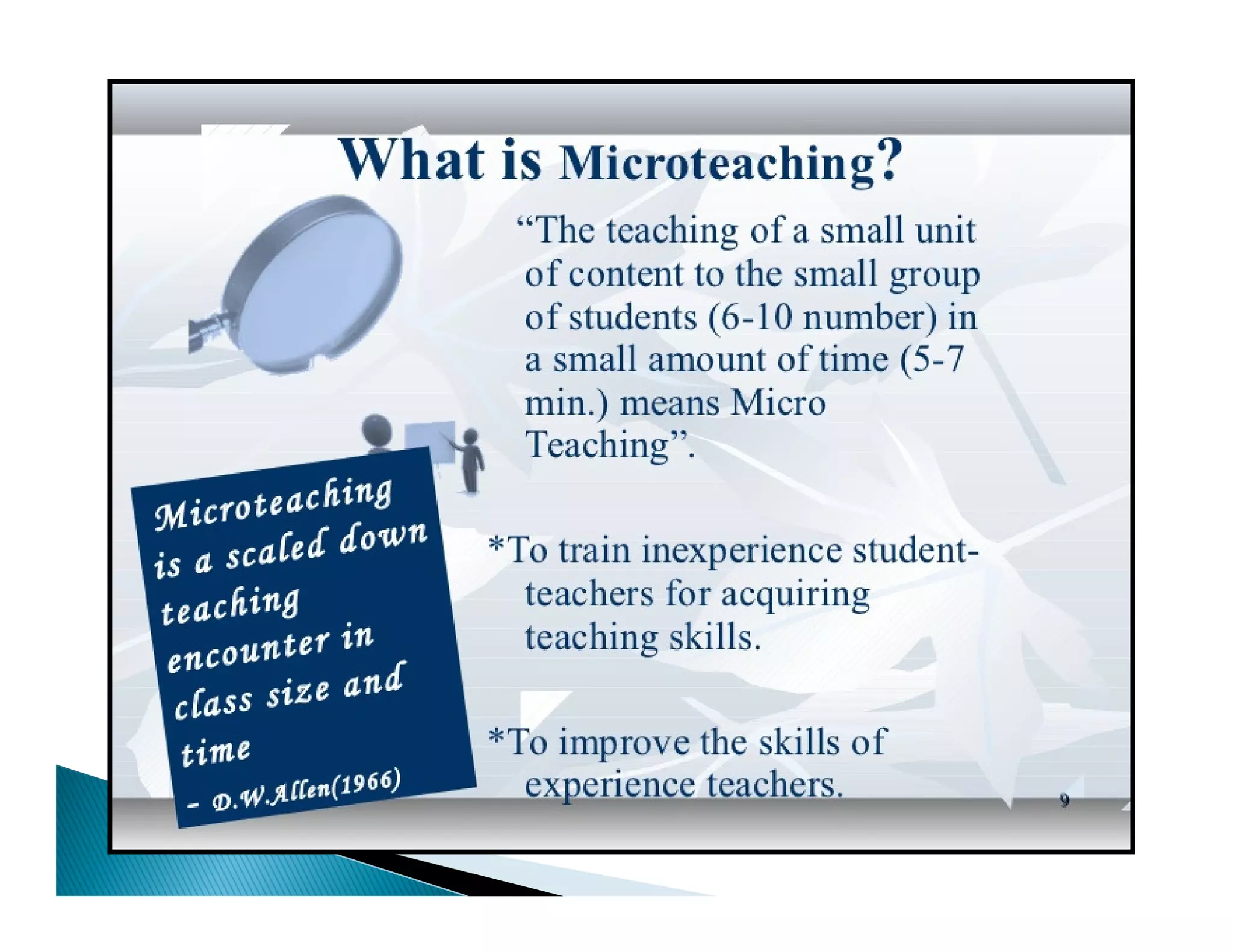 Micro teaching | PDF
