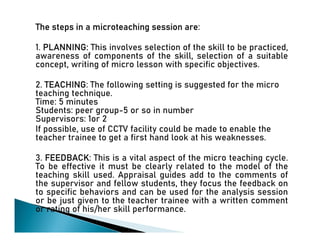 Micro teaching | PDF