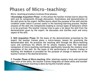 Micro teaching | PDF