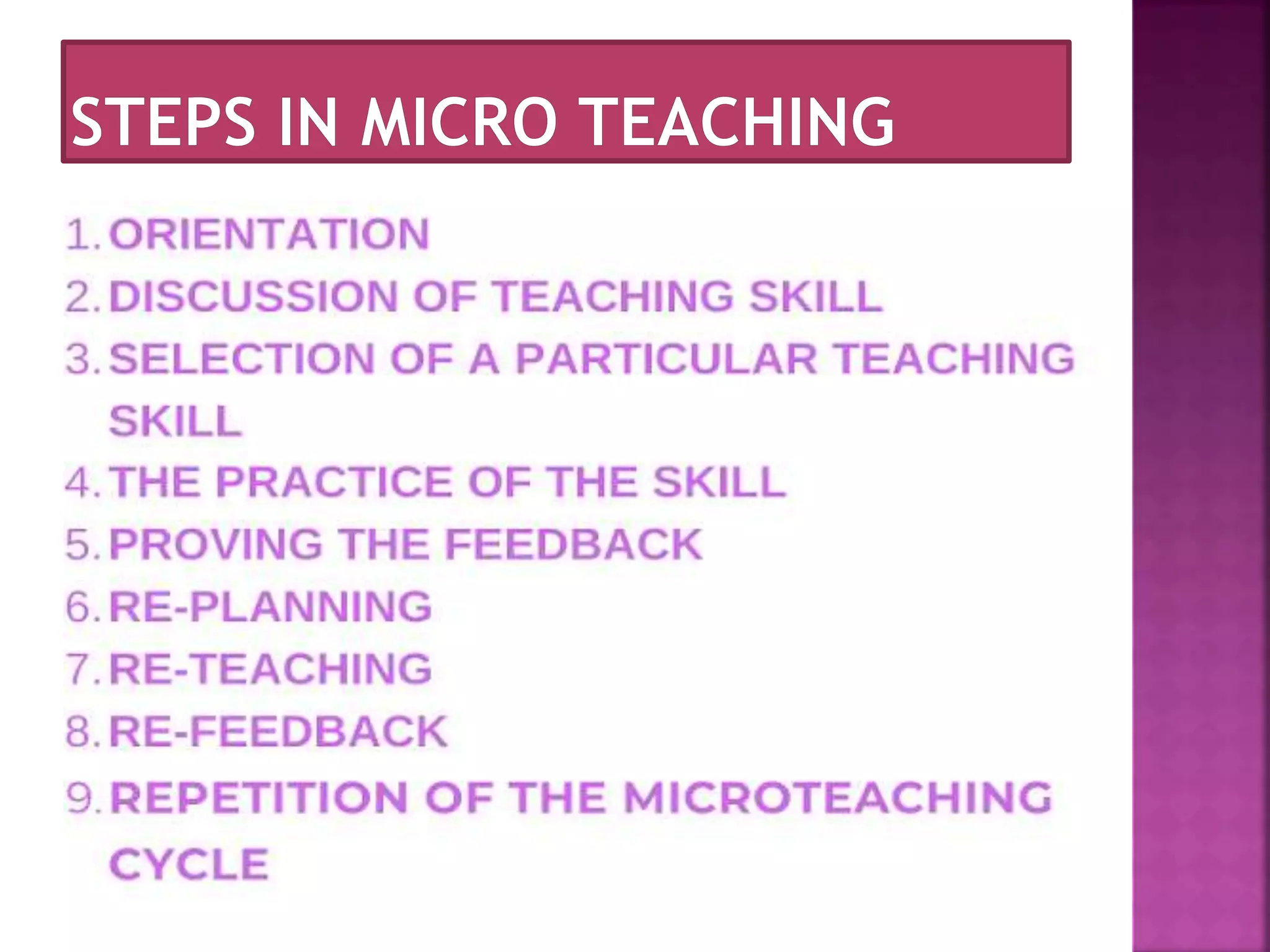 Micro teaching | PPTX
