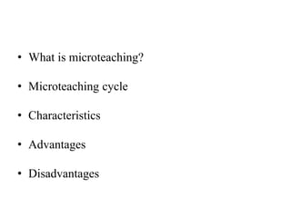 Microteaching | PPTX