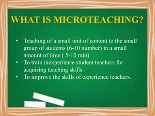 Microteaching | PPTX