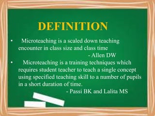 Microteaching | PPT