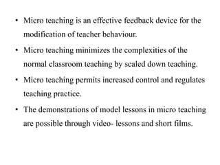 Microteaching | PPTX