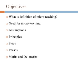 Micro teaching | PPTX