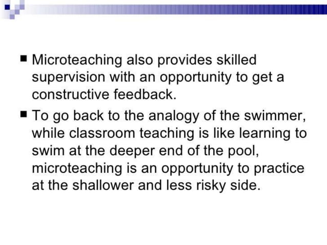 Micro Teaching - Teaching skills, micro teaching cycle, micro teaching ...