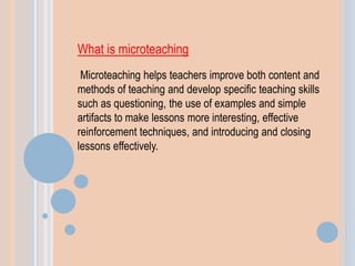 micro teaching -PROFESSOR DR.T.ARULMOZHIVALAVAN.pptx