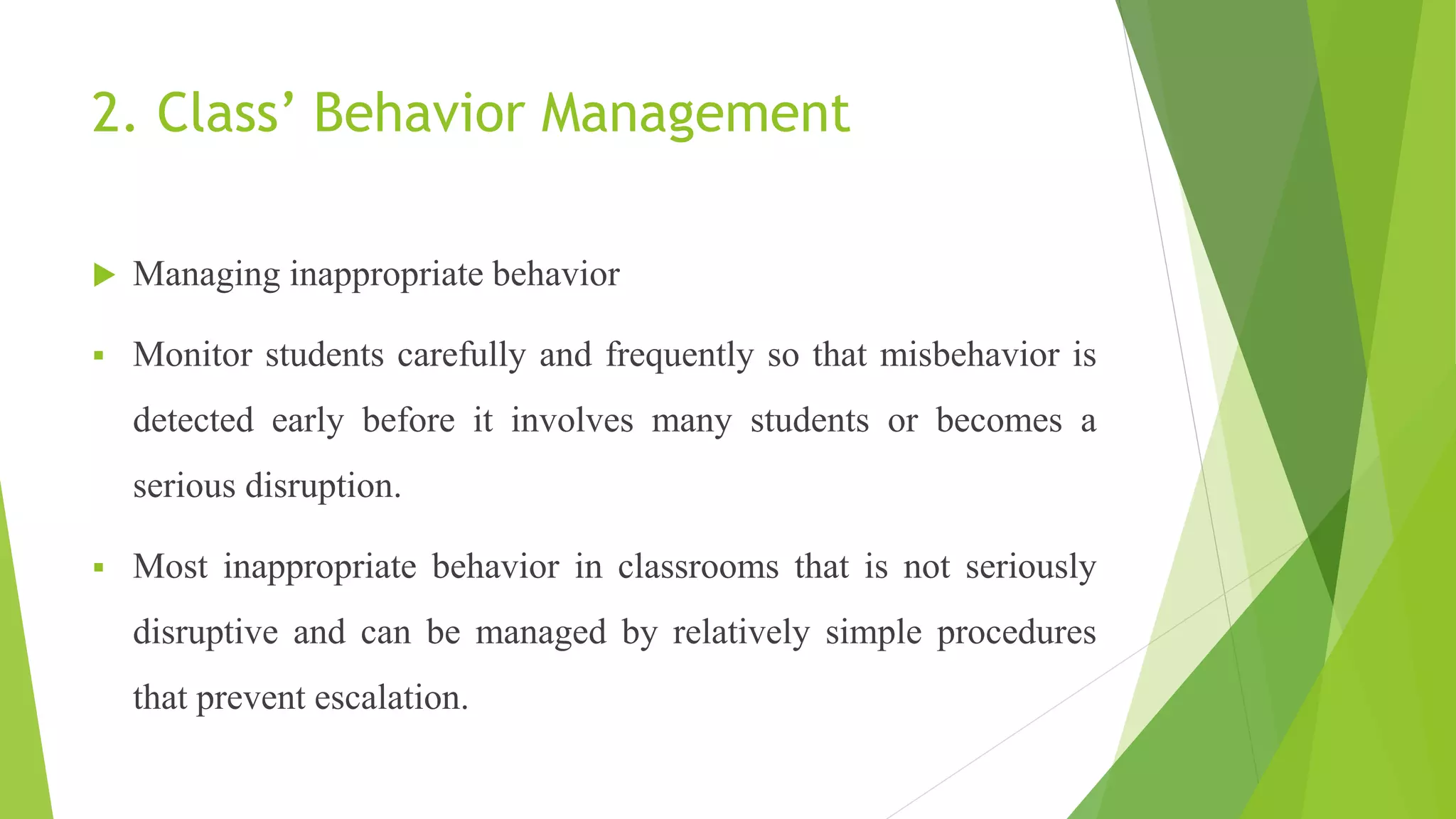 Microteaching classroom managment fix | PPTX
