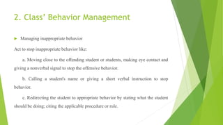 Microteaching classroom managment fix | PPT