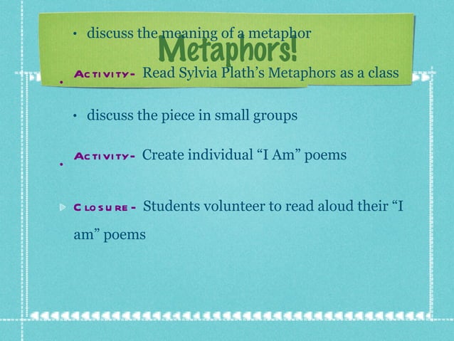 Lesson- Metaphors (ppt) | PPT