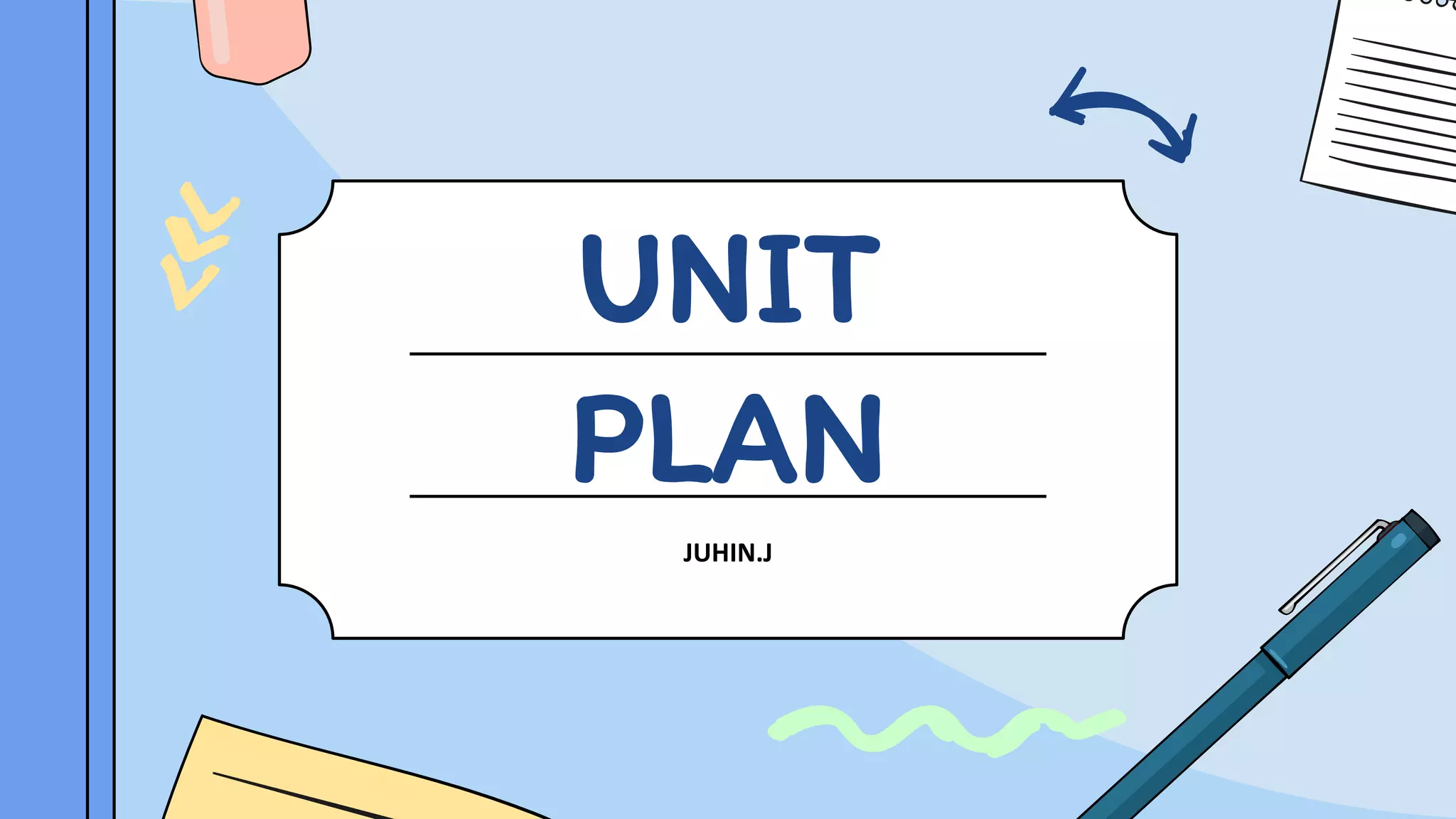 Unit Plan | Nursing Education | Juhin J | PDF