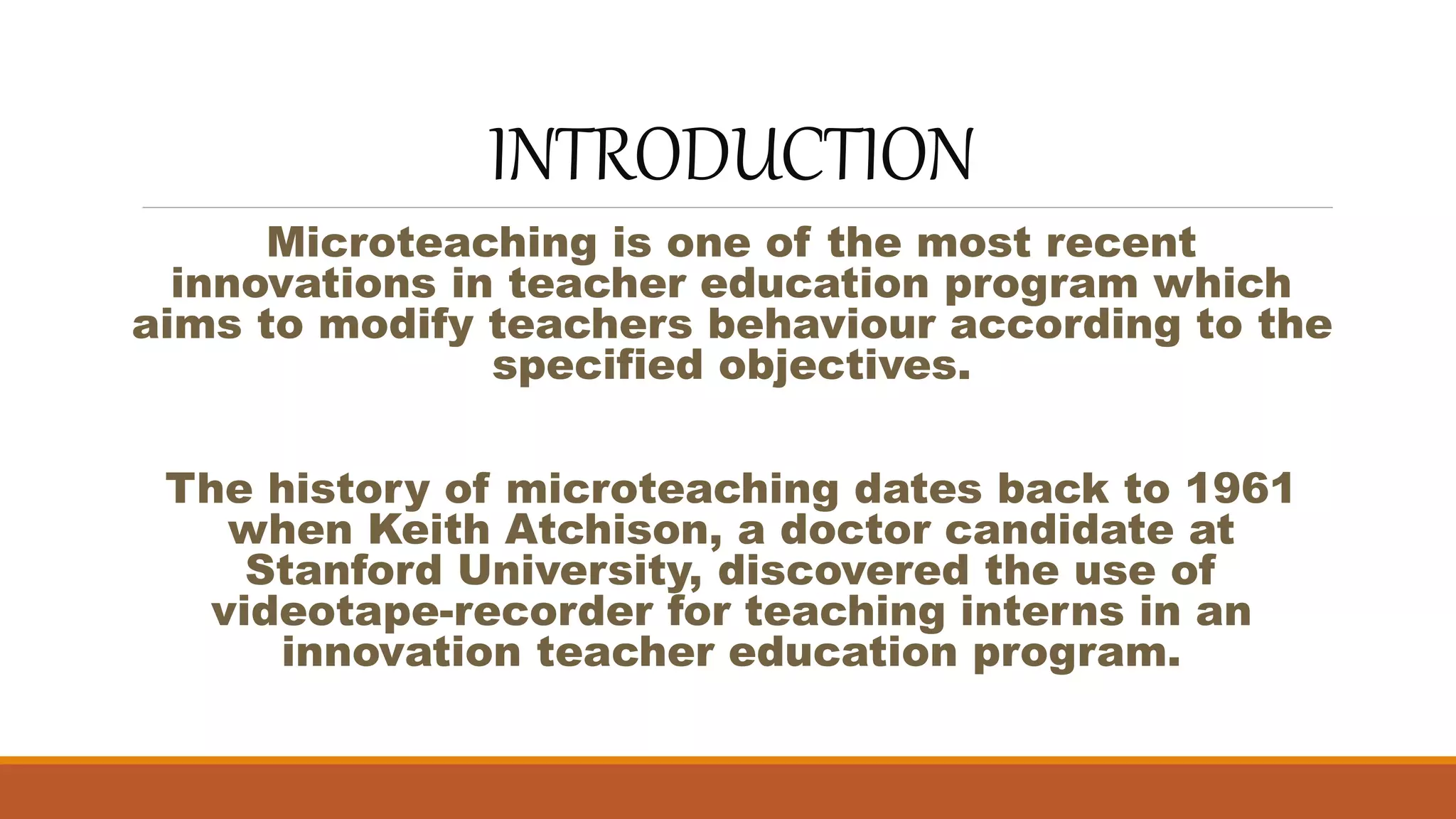 Microteaching (1) | PPT