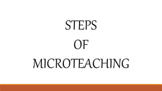 Microteaching (1) | PPT