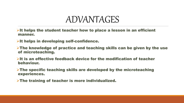 Microteaching (1) | PPT