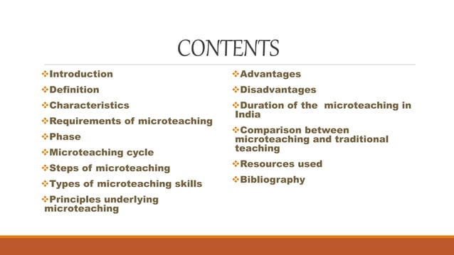 Microteaching (1) | PPT