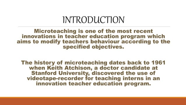 Microteaching (1) | PPT