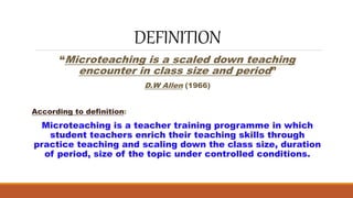 Microteaching (1) | PPT