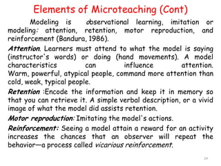 Microteaching an introduction | PPTX