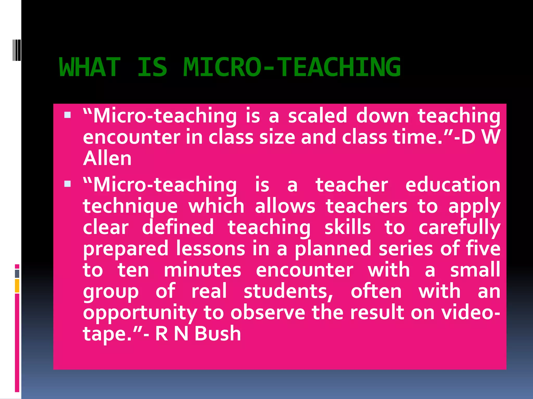 Microteaching | PPTX