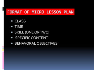 Microteaching | PPTX