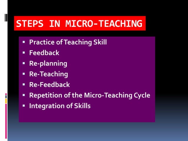 Microteaching | PPTX