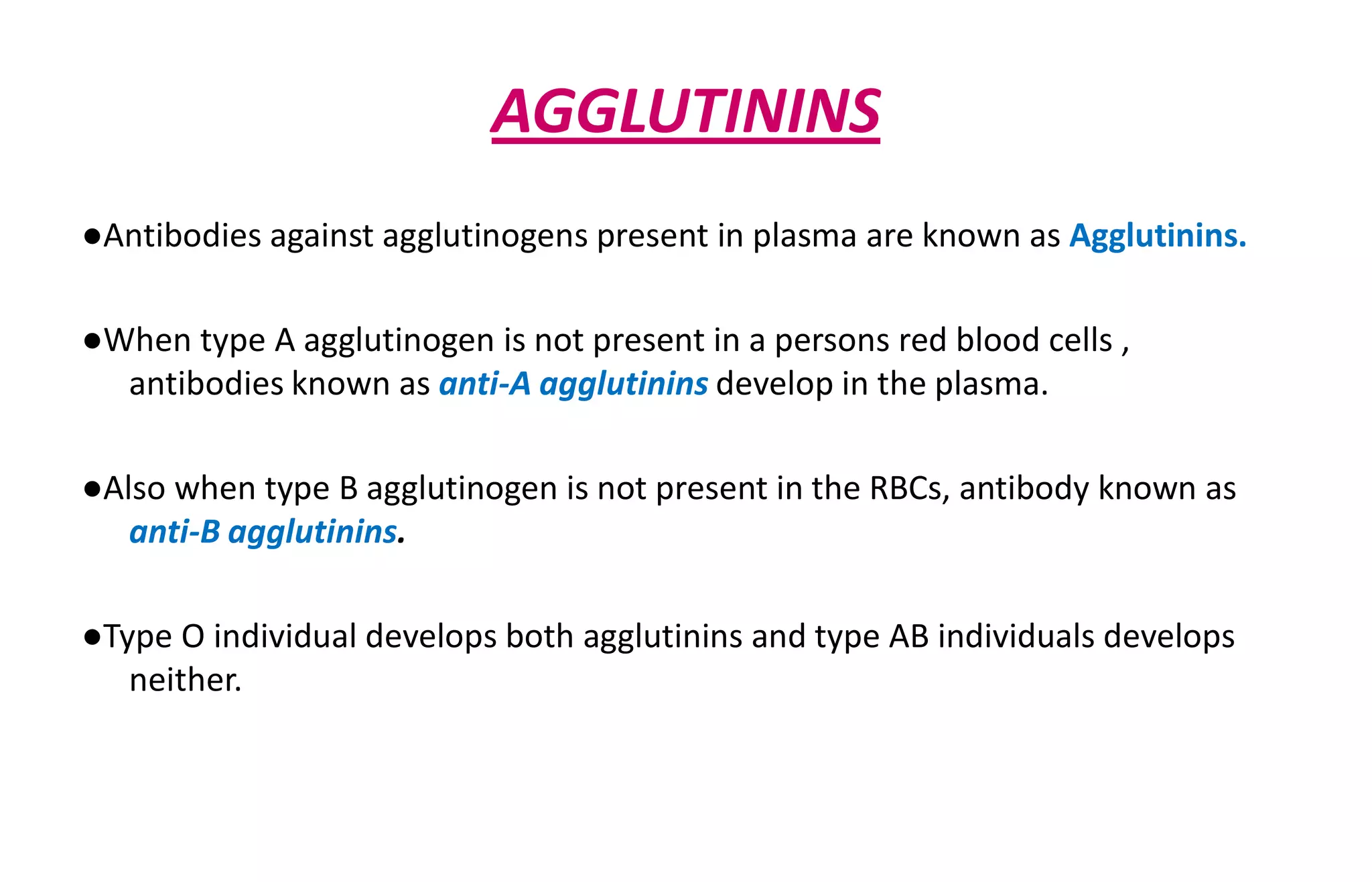 Blood Coagulation , ABO blood group & Rh factor | PDF