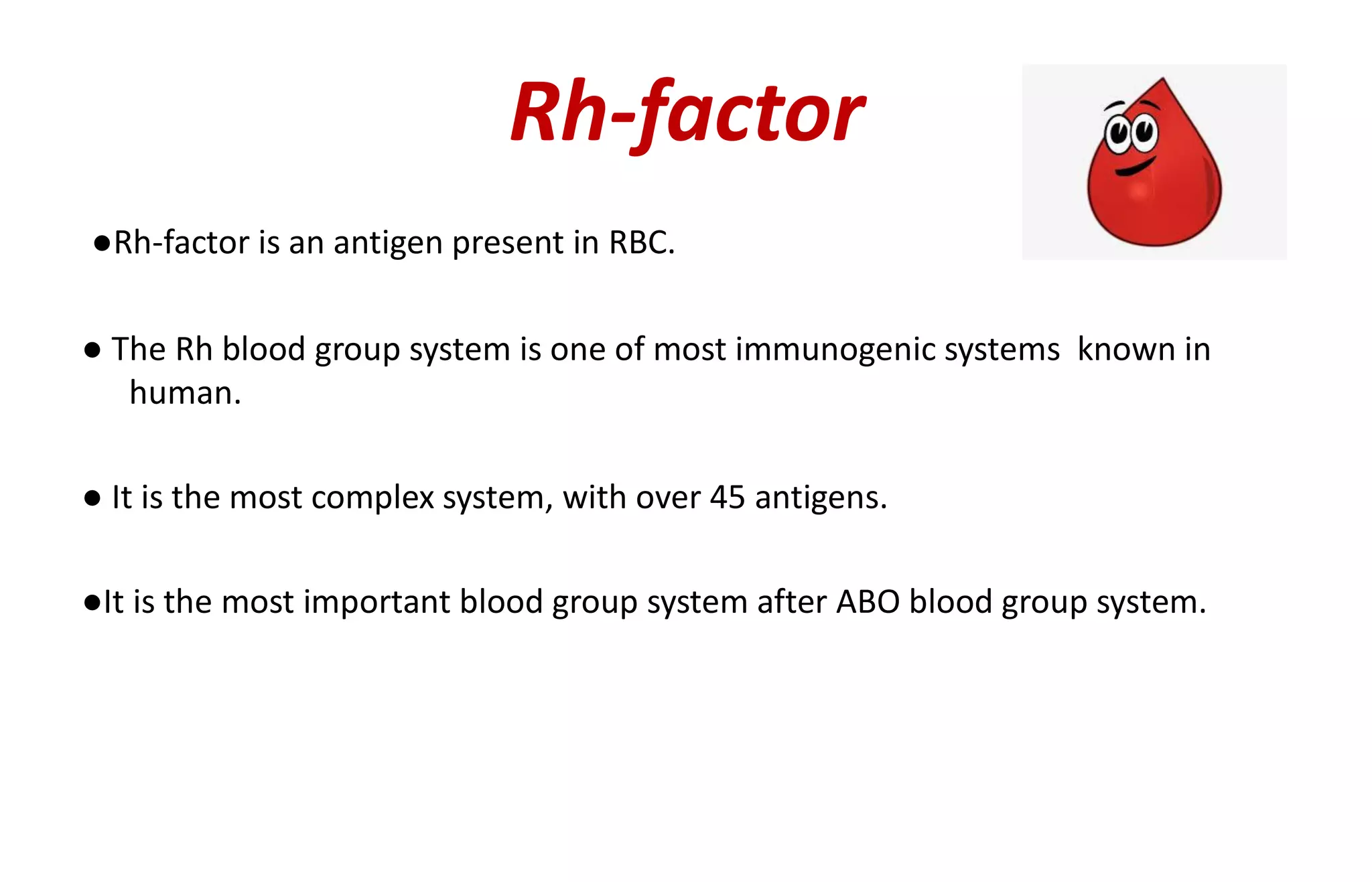 Blood Coagulation , ABO blood group & Rh factor | PDF