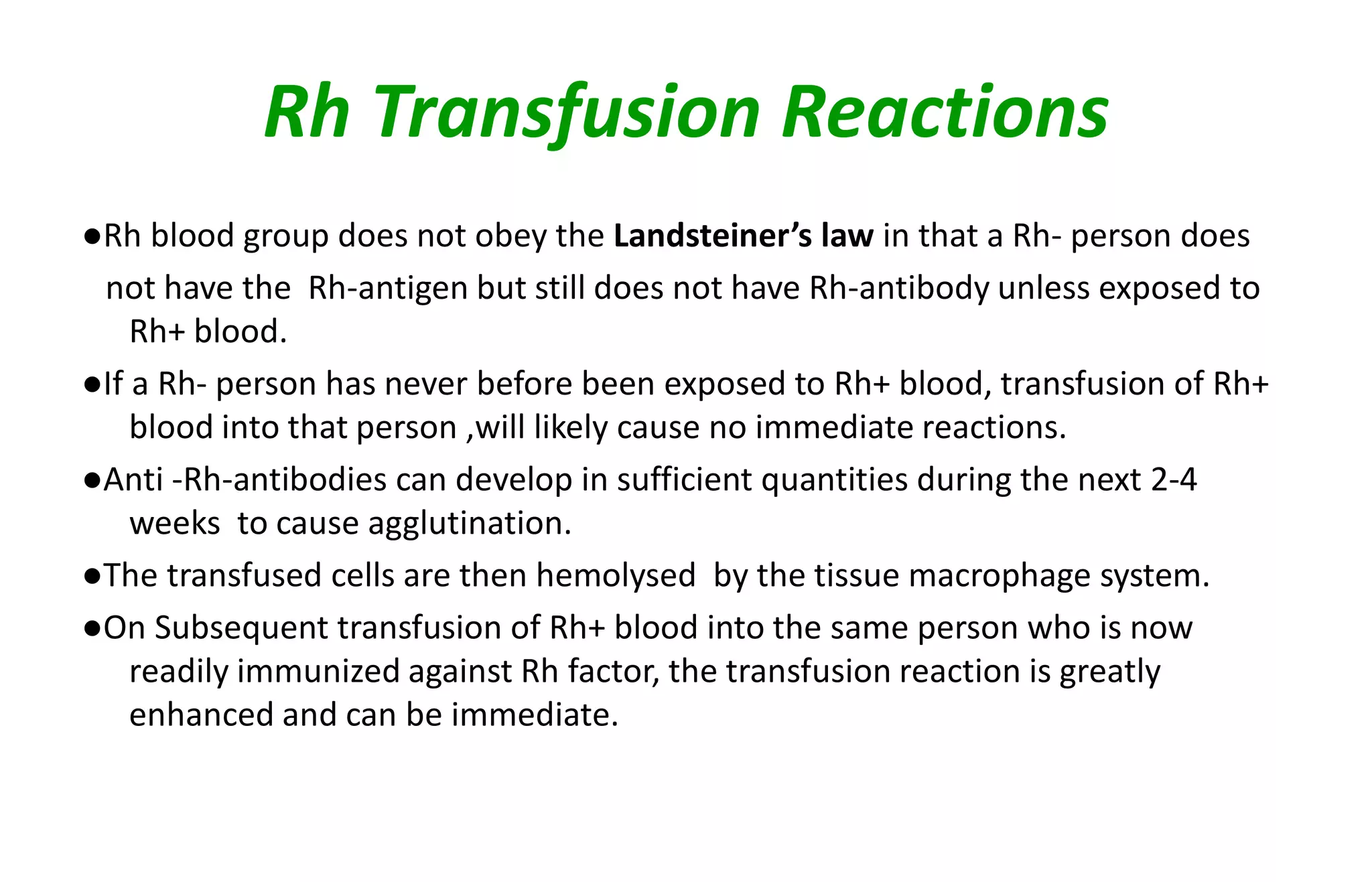 Blood Coagulation , ABO blood group & Rh factor | PDF