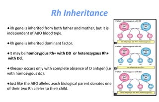 Blood Coagulation , ABO blood group & Rh factor | PPT