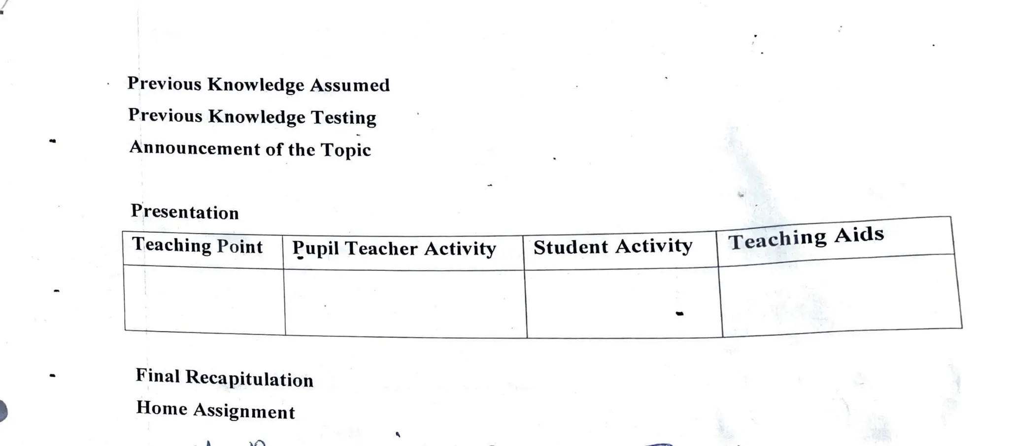 Microteaching format on all skills of teaching | PDF