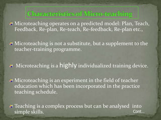 Micro teaching introduction | PPSX