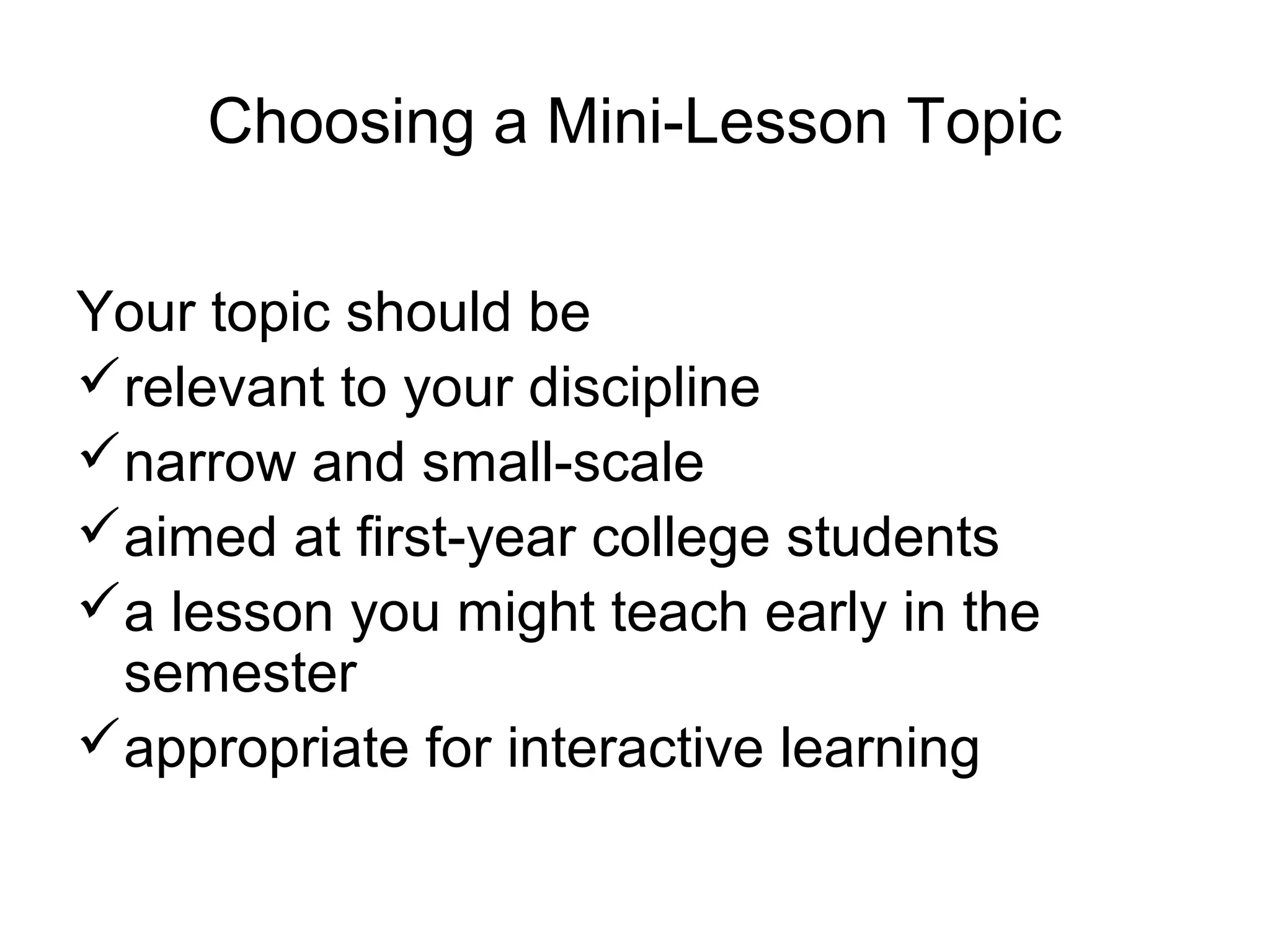 Microteaching introduction with example of lesson plan | PPT