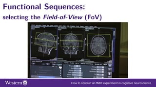How to conduct and fMRI experiment in cognitive neuroscience | PDF