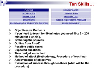 Microteaching ppt | PDF