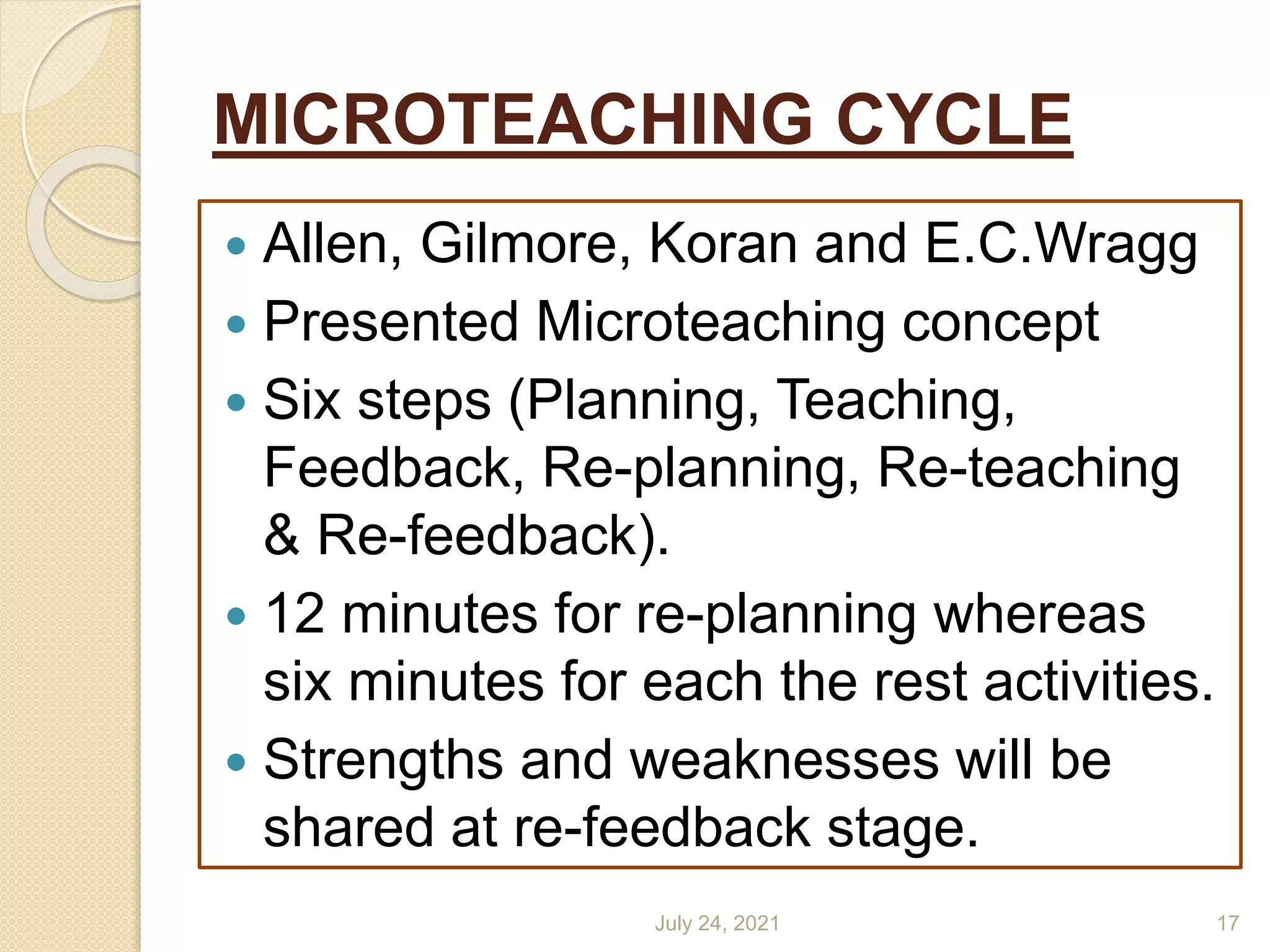 Microteaching p pt | PPTX